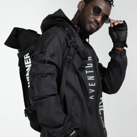 Niepce Inc | Jackets & Coats | Techwear Cyberpunk Jacket Men Streetwear ...